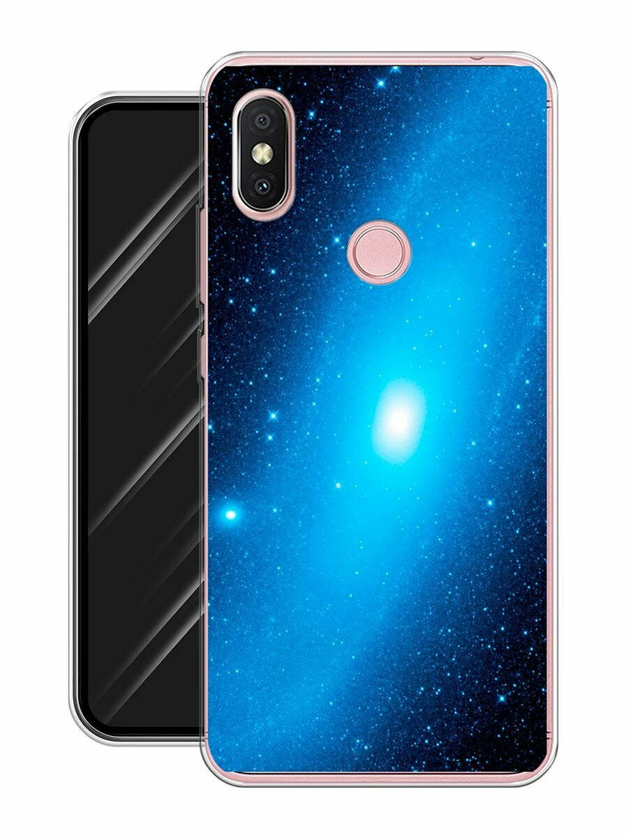 Чехол на Xiaomi Redmi S2 (Redmi Y2) / Сяоми Редми С2 (Редми Y2) с принтом "Космос 1" — фото 1