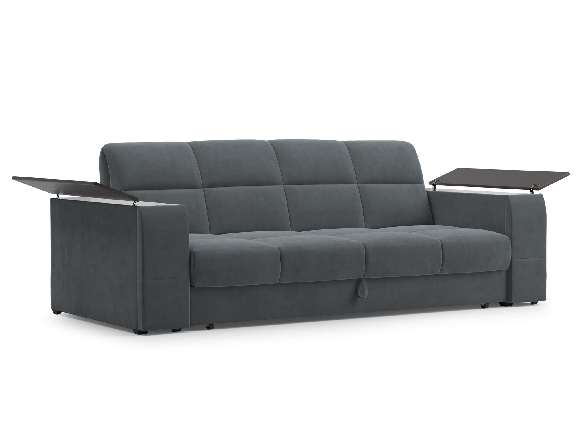 Кресло-кровать Флай, аккордеон, ортопедическое основание на НПБ, подлокотники короб+короб, 80*200, съемный чехол, велюр.