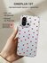 Чехол на OnePlus 13T / Ван Плас 13Т с принтом "Red hearts", прозрачный