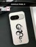 Чехол на Google Pixel 9 / Гугл Пиксель 9 с принтом "Змея с мечом чёрная", прозра...
