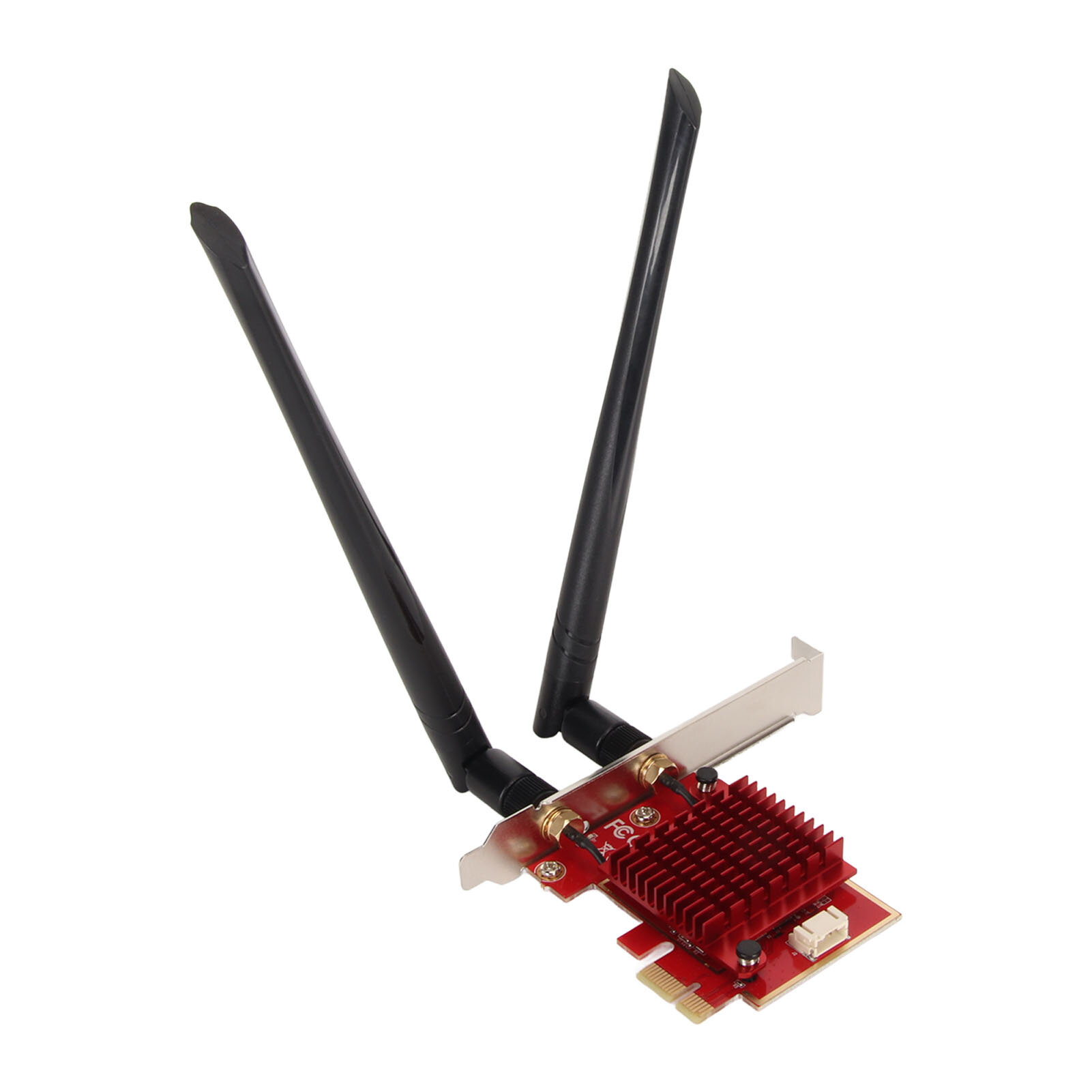 Карта беспроводной сети PCI-E WiFi 6E AX210 AX5400M с Bluetooth 5.2, трёхдиапазонный адаптер для игр и работы в Windows 10/11.