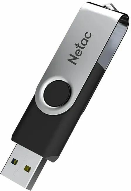 Флеш Диск Netac 256GB U505 NT03U505N-256G-32BK USB3.2 черный/серебристый