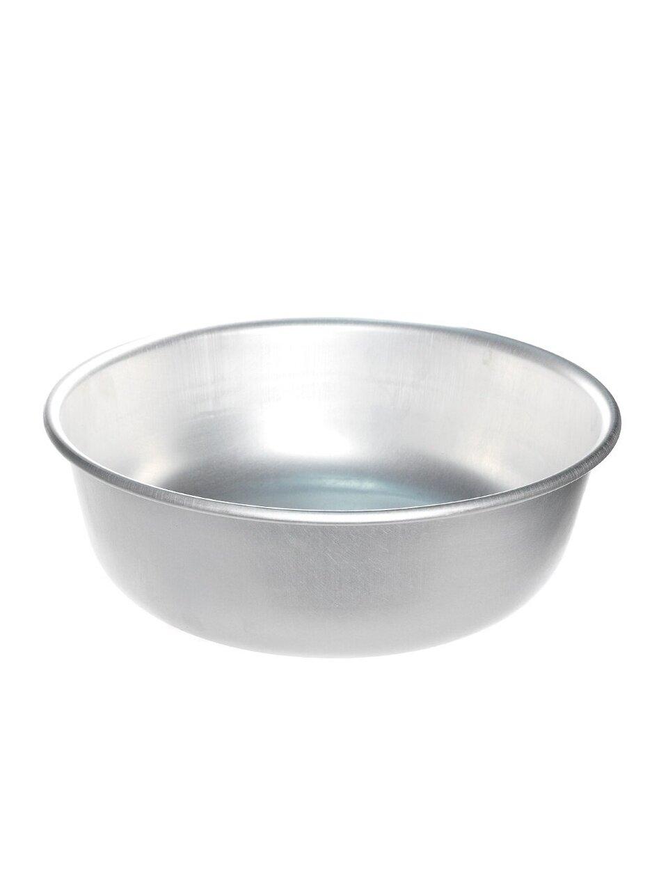 Миска алюминиевая 10 литров Scovo МТ-036 круглая для кухни и варенья, серебристая
