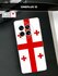 Силиконовый чехол на OnePlus 13 / Ван Плас 13 с принтом "Флаг Грузии"