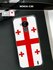 Силиконовый чехол на Nokia C30 / Нокия C30 с принтом "Флаг Грузии"