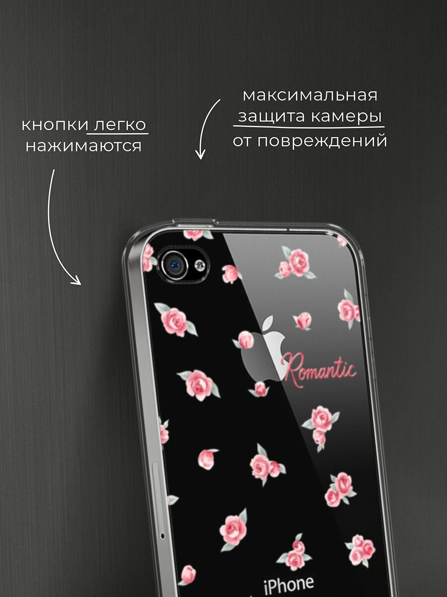 Чехол на Apple iPhone 4/4S / Айфон 4/4S с принтом "Romantic 3" — фото 1