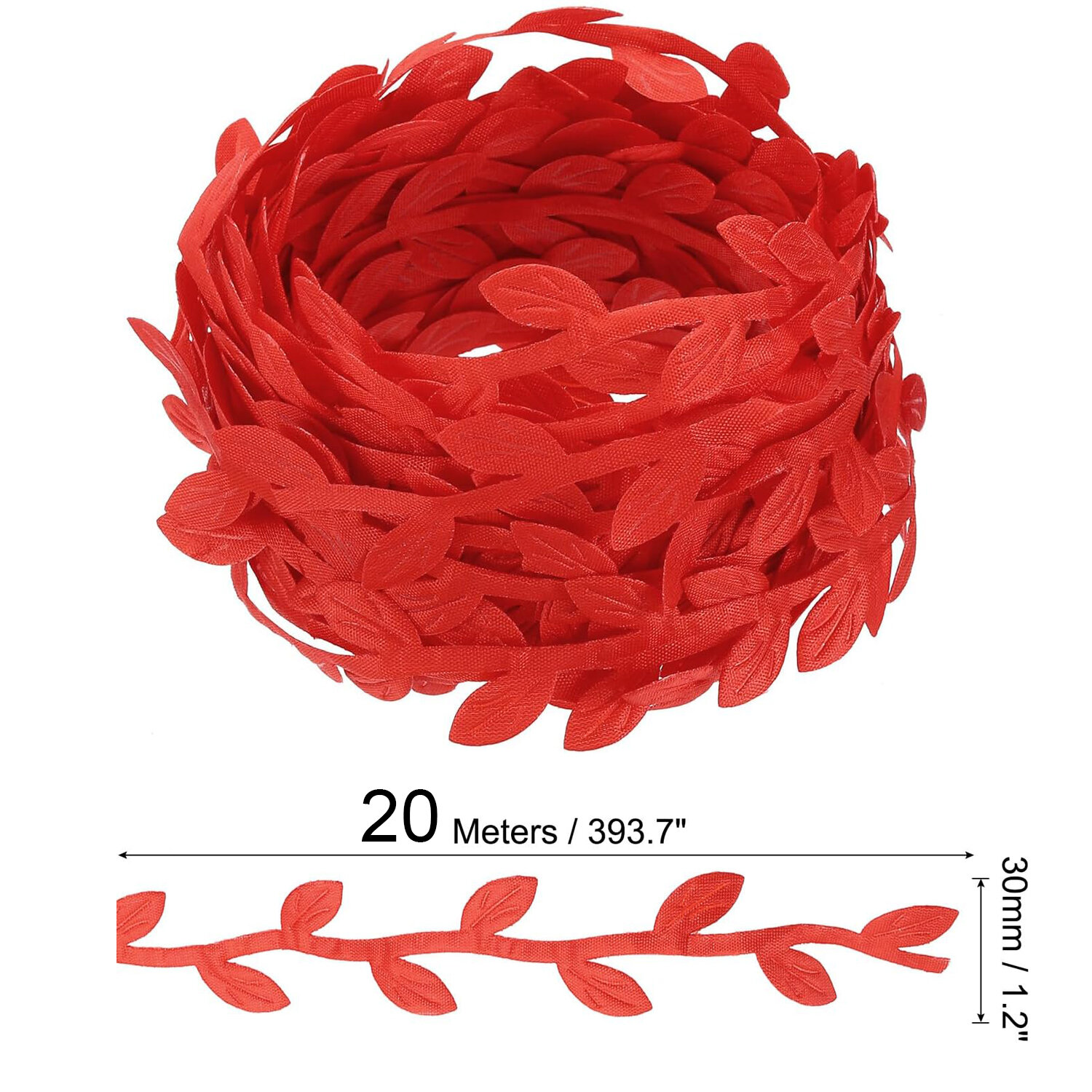 Искусственные цветы и листья винограда для декора натуральный вид, 20 метров, водонепроницаемая лента для украшения интерьера, свадеб и вечеринок