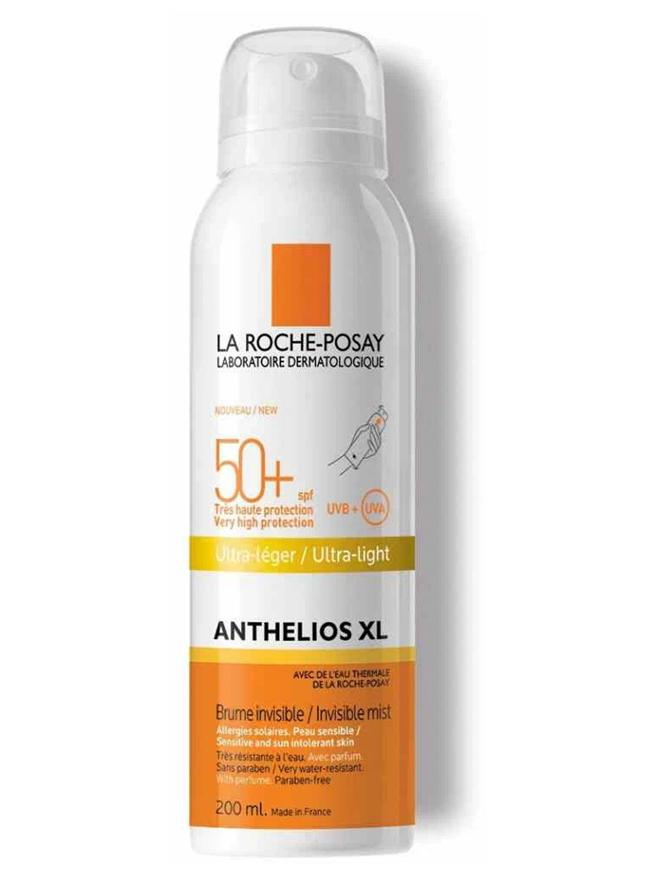 La Roche Posay Антгелиос Солнцезащитный спрей-вуаль для лица и тела SPF50+ 200мл