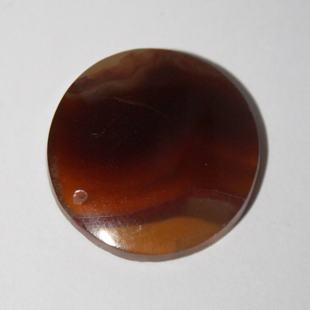 Агат кабошон, натуральный камень, 22х22х3 мм, Урал, "True Stones"