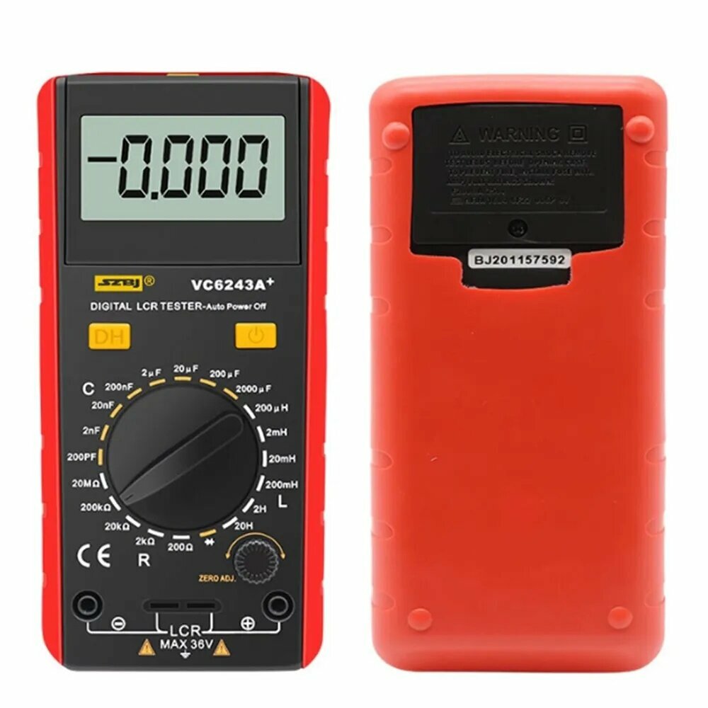 Тестер LCR, измеритель индуктивности VC6243A+, емкость