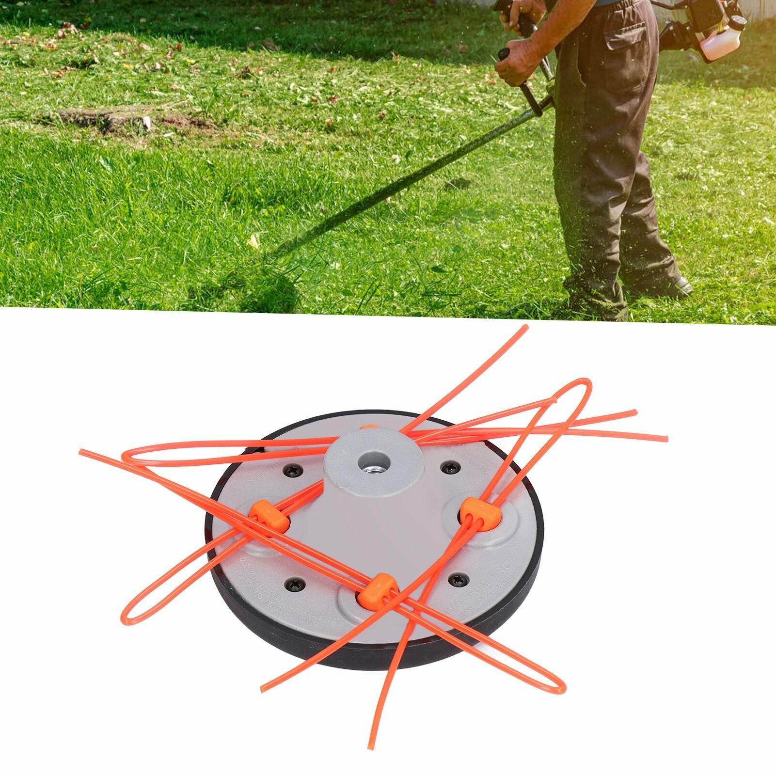 Универсальная головка триммера, пластиковая износостойкая газонокосилка, аксессуары для садовой газонокосилки