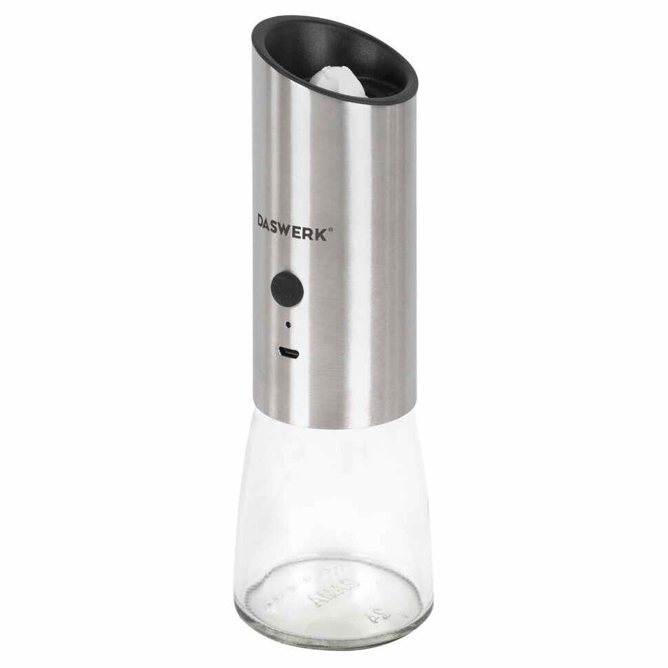 Гравитационная мельница для соли и специй электрическая, USB, PM-7, DASWERK (дасверк), 456625, 456625