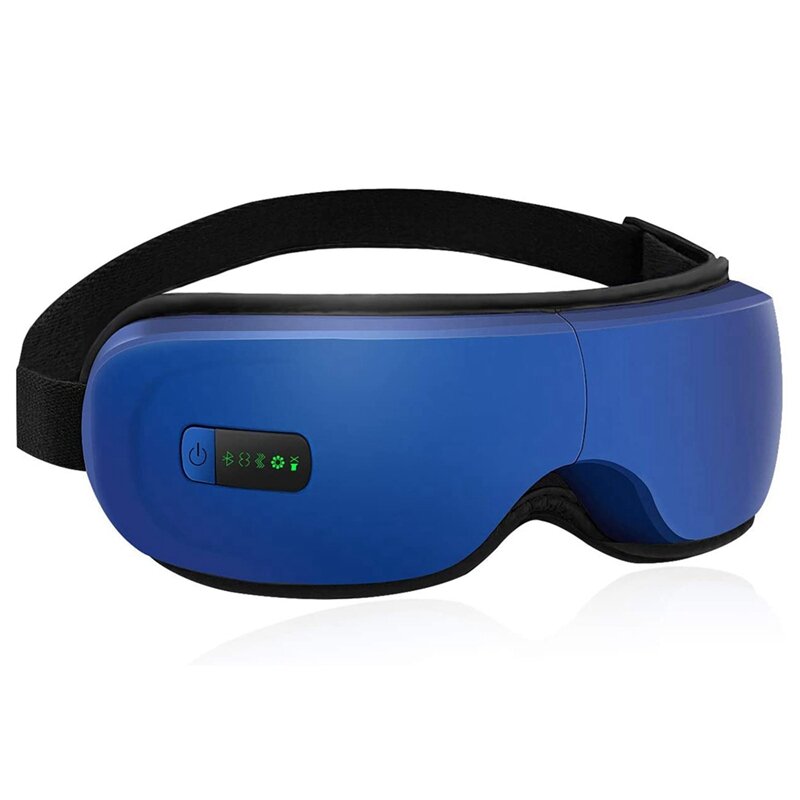 Массажер для глаз, снимает напряжение глаз, темные круги, мешки под глазами, сухость глаз, улучшает сон, портативный электрический массажер для глаз с Bluetooth