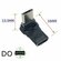 Угловой адаптер Micro USB, Цвет: DO
