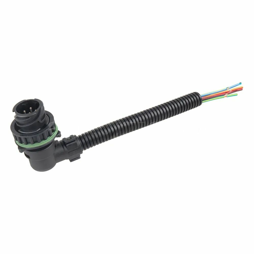 Разъем байонет (вилка) 7 контактов с угловым адаптером, блок-фар на Газ, Камаз, Маз