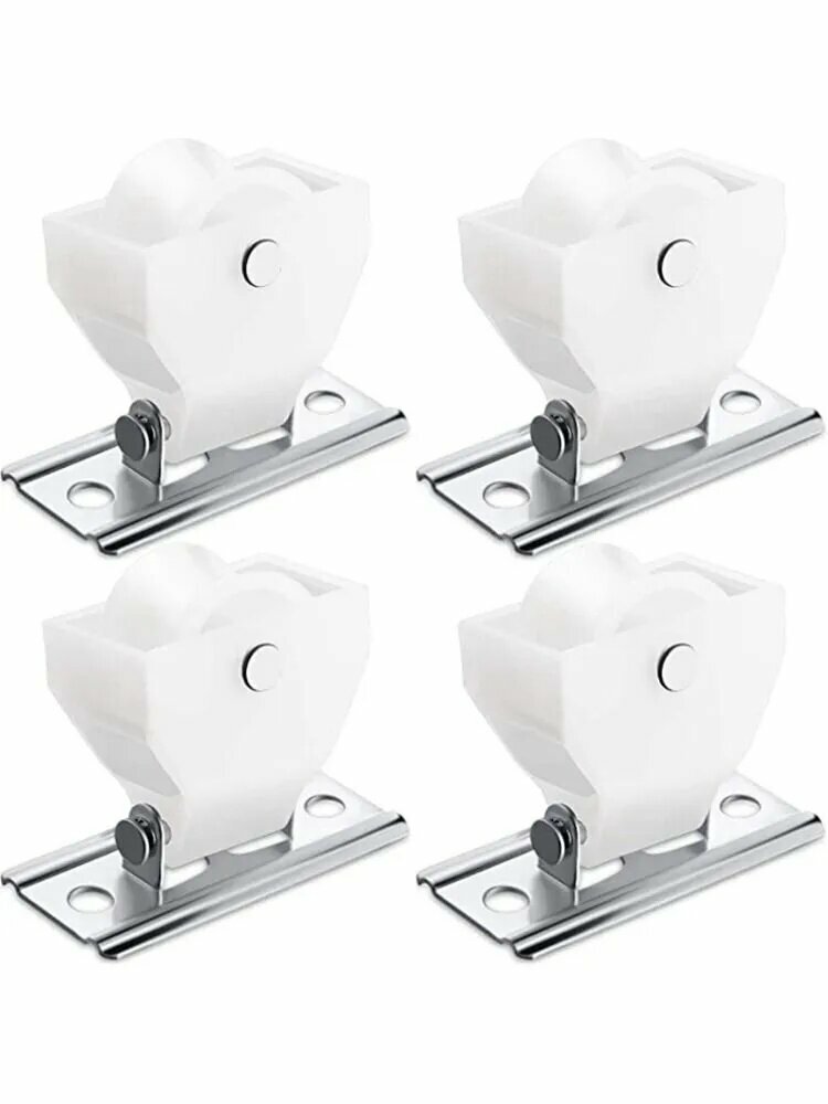 Комплект фурнитуры для римских штор: ролики и стопоры, 4/8 штуки, для рулонных и бамбуковых штор