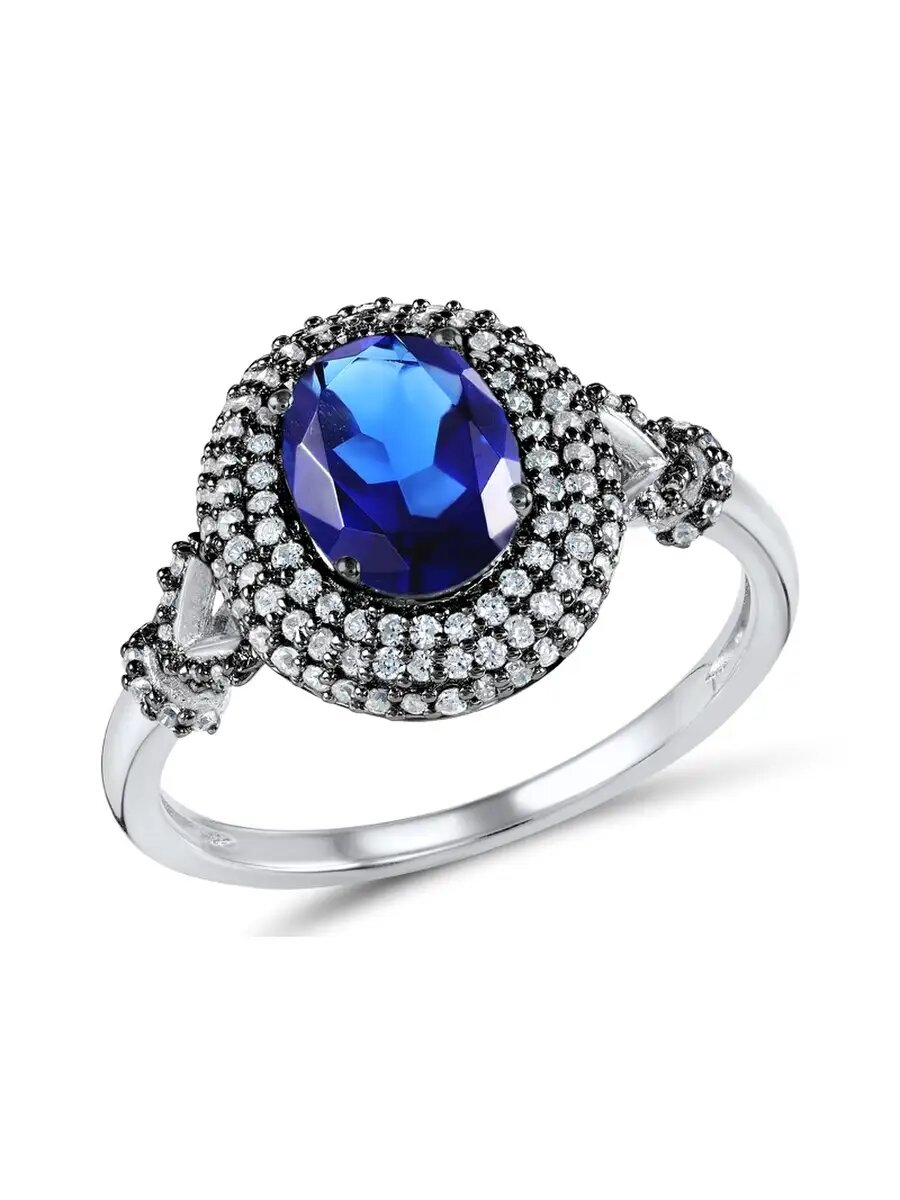 Кольцо, серебро, 925 проба