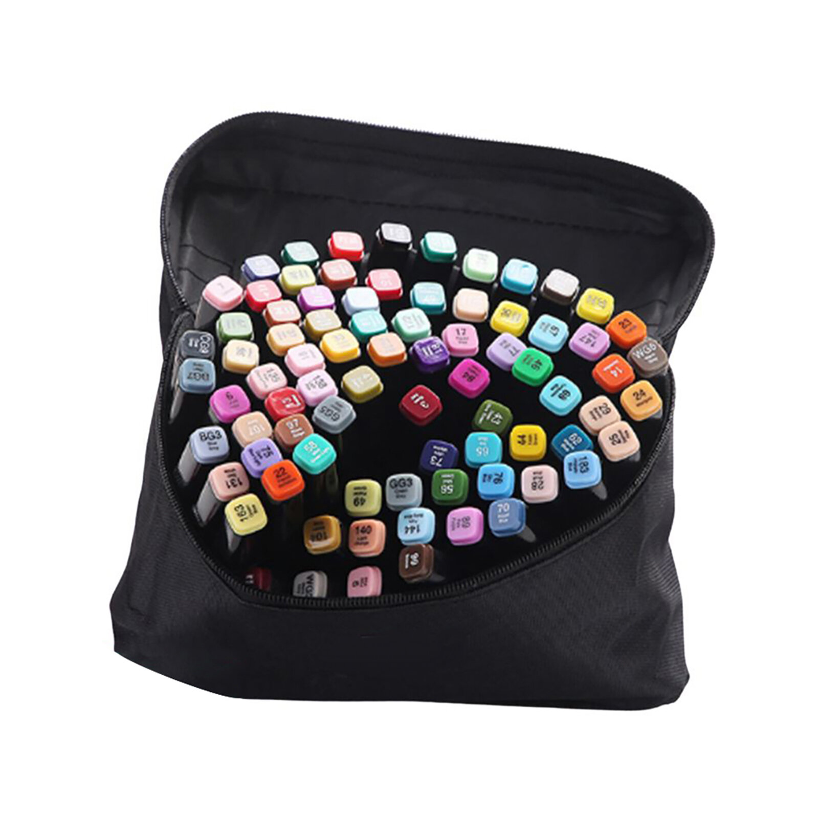 Набор художественных маркеров 80 цветов, двойной наконечник, широкий тонкий маркер с сумкой для переноски, художественные принадлежности для студентов, взрослых, художников, рисование, раскрашивание, эскизы, дизайн