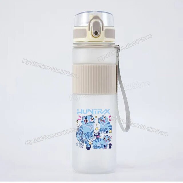 Детская спортивная бутылка для воды K-Pop Devil Hunter с аниме-музыкой для девочек, бутылка для питья Hunttrix Rumi Mira Zoey, напечатанная бутылка для воды в подарок на день рождения