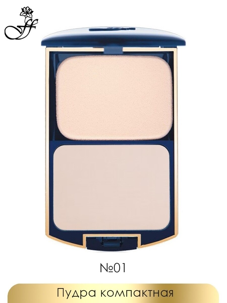 FFleur пудра компактная Two Way Cake 2 in 1 1 шт. Тон 01 10.8 г