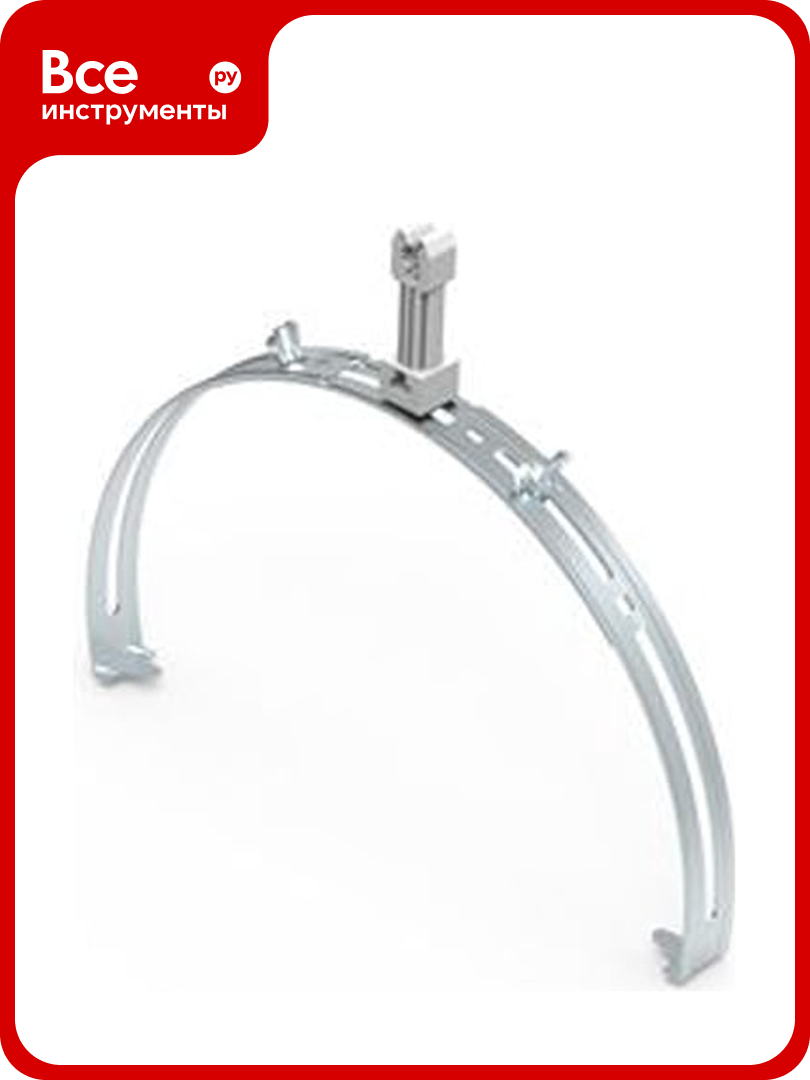 Коньковый регулируемый зажим DKC с пластиковым держателем ND, сталь с горячим цинковым покрытием, держатель для проводов