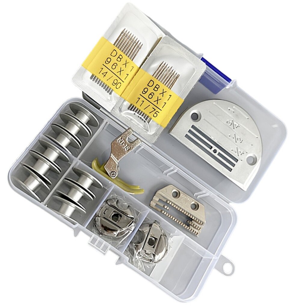 34 предмета Набор металлических челноков и лапок для большинства швейных машин