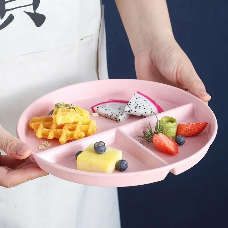 Тарелка 23 см 1 шт розовый