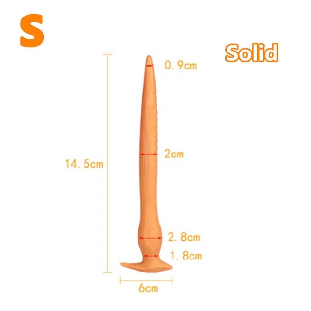 Анальная пробка Solid S Gold, 14.5 см