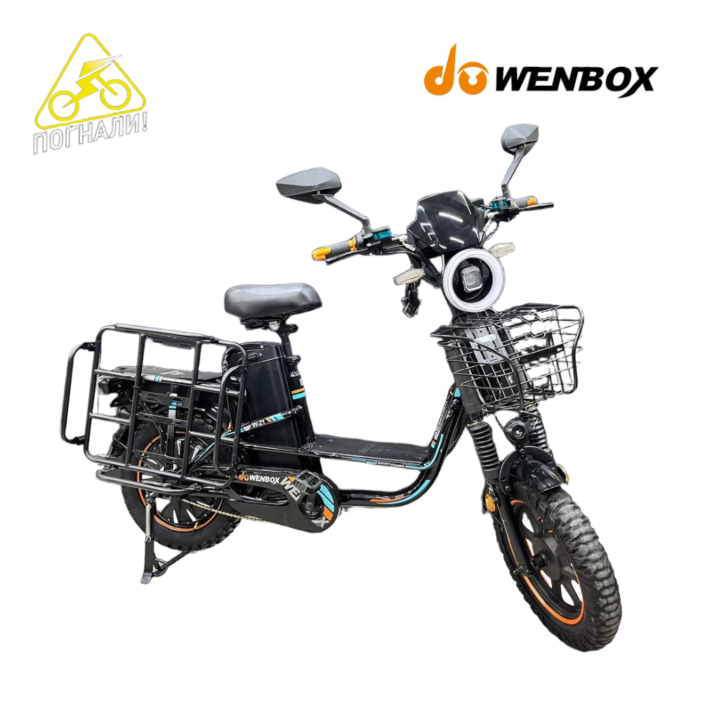 Электровелосипед монстр Wenbox W24 PRO, 800вт, (60v/20ah), пробег до 60 км.