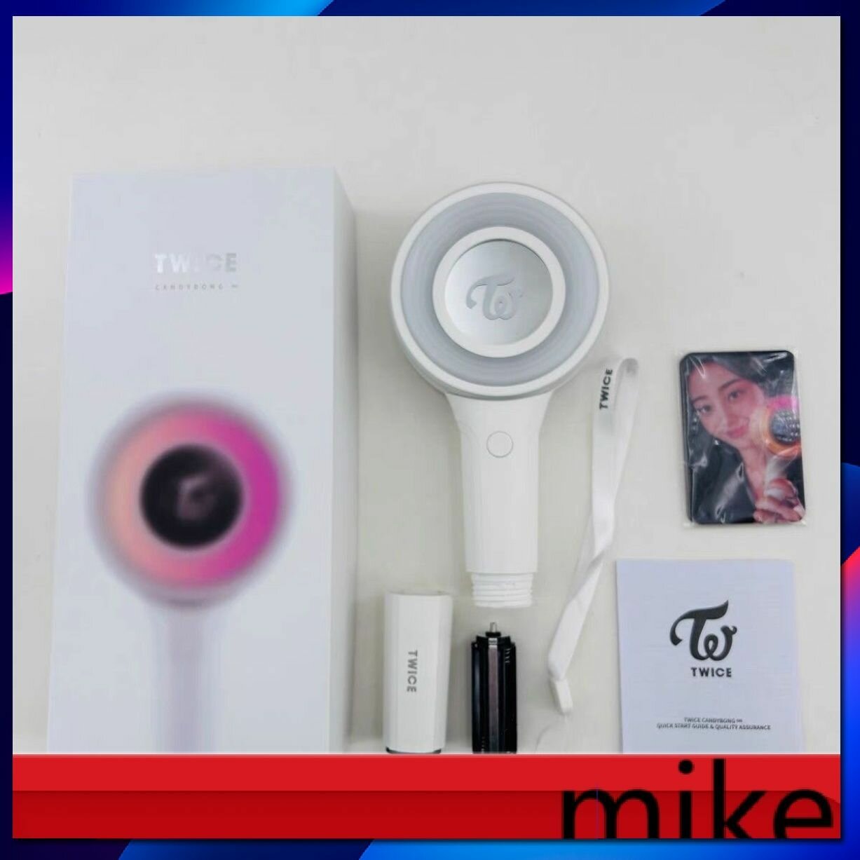 Лайтстик NewJeans емной шар ластик k-pop стрэй кэтс lightstick кпоп с карточками