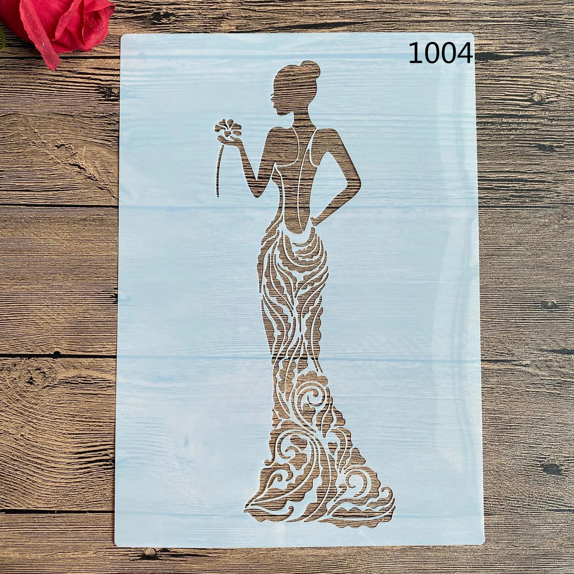 Трафарет для рисования 29*21 см, цвет 1004, фигура