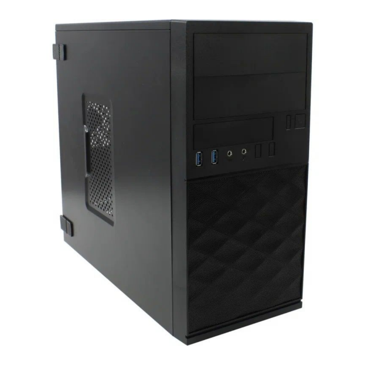 Корпус для компьютера InWin EFS052 U3*2+A(HD) + front fan holder + Screwless mATX, черный