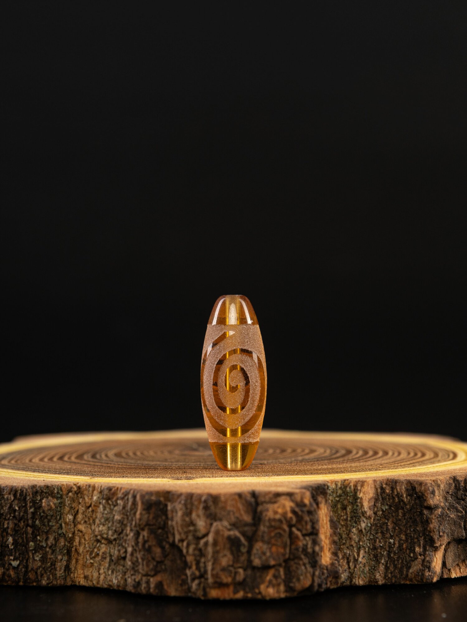 Бусина Дзи Спираль Кундалини