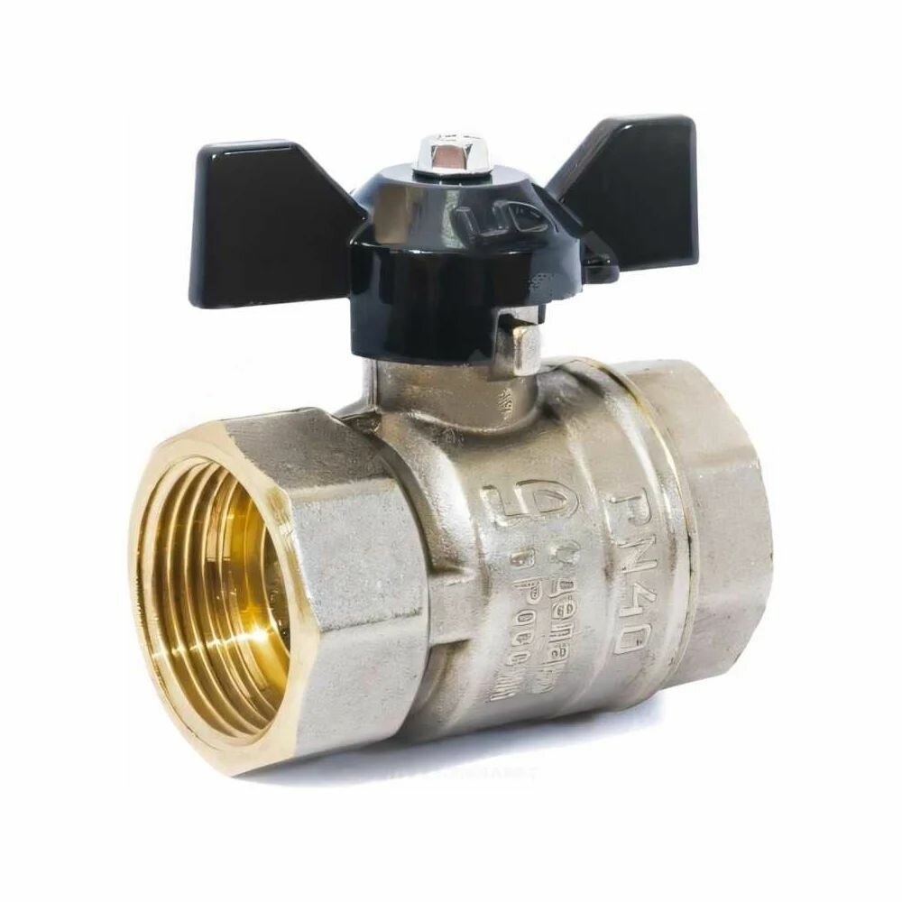 Шаровой кран LD Pride латунь никель Ду15 Ру40 ВР 007-9920