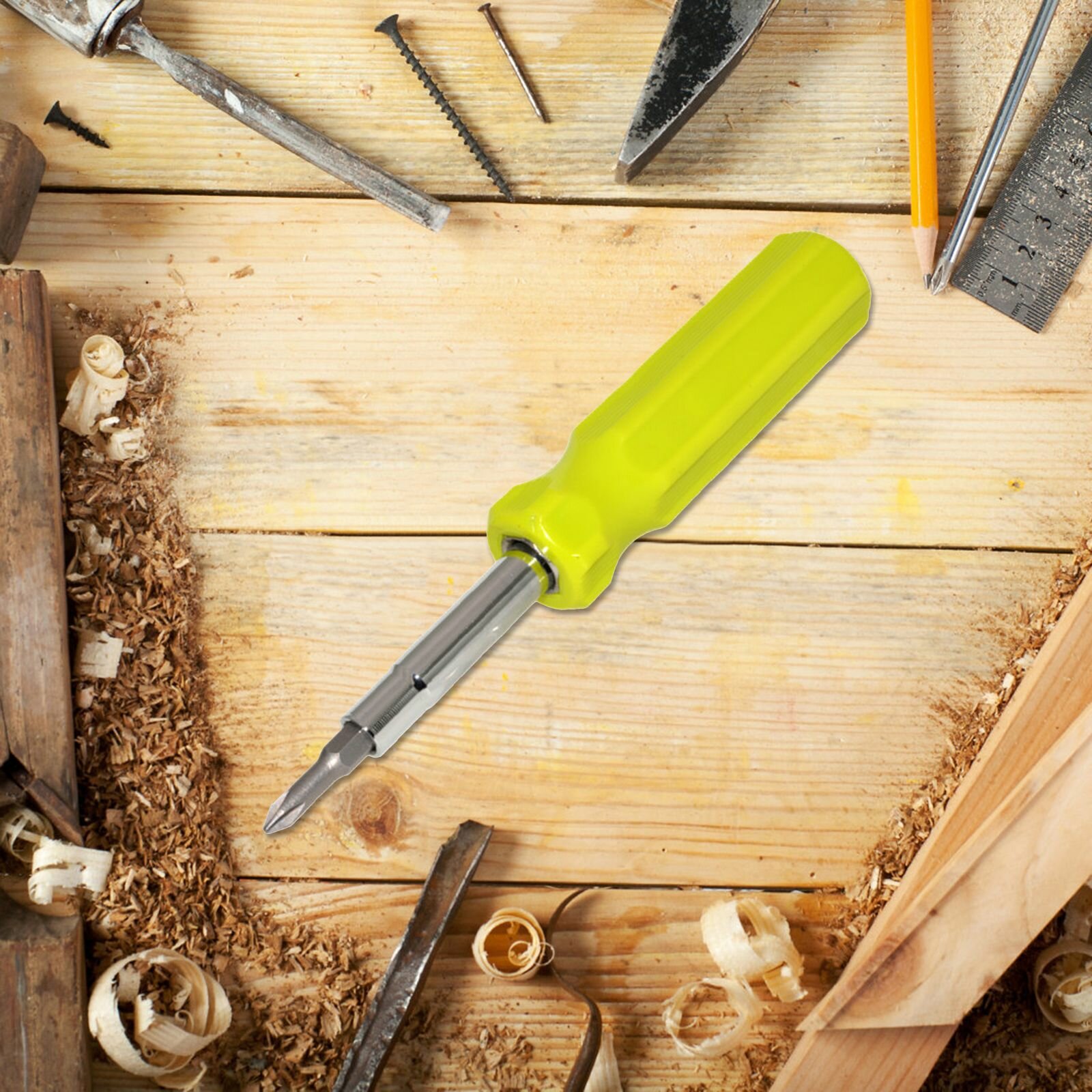 Многофункциональный набор отверток Антискользящая ручка Шлицевая Съемные ручные инструменты