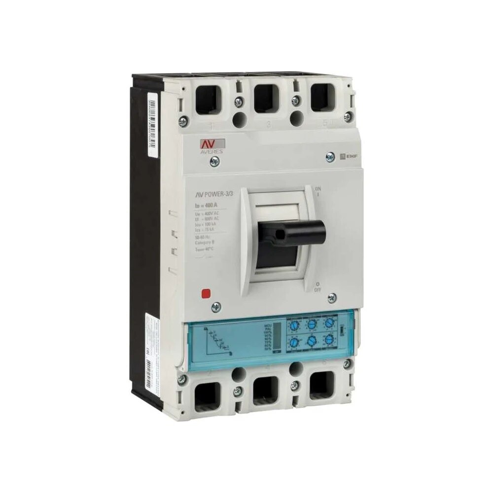 Выключатель автоматический EKF mccb-33-400H-2.0-av 400А 100кА