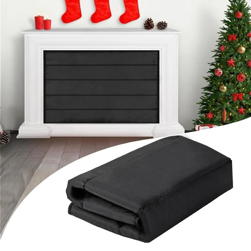 Магнитное каминное одеяло 32 x 39 дюймов, 600D для потери тепла, крышки для камина в помещении, сохраняют сквозняки, останавливает потери тепла, пробка для камина