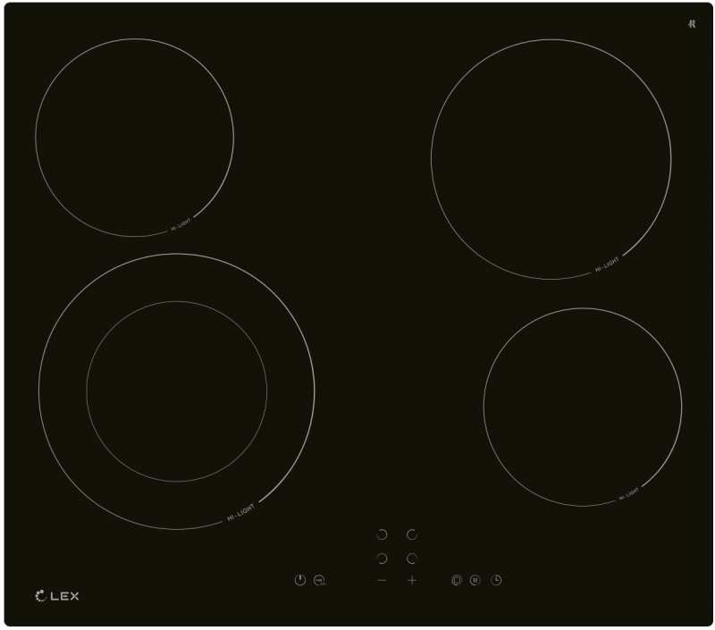Варочная поверхность Lex EVH 641A BL черный