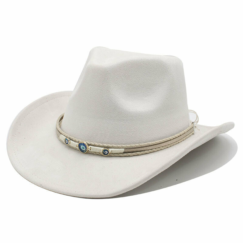 Многоцелевая Джазовая шляпа из замши Унисекс Лето Декор Войлок / MOM-020