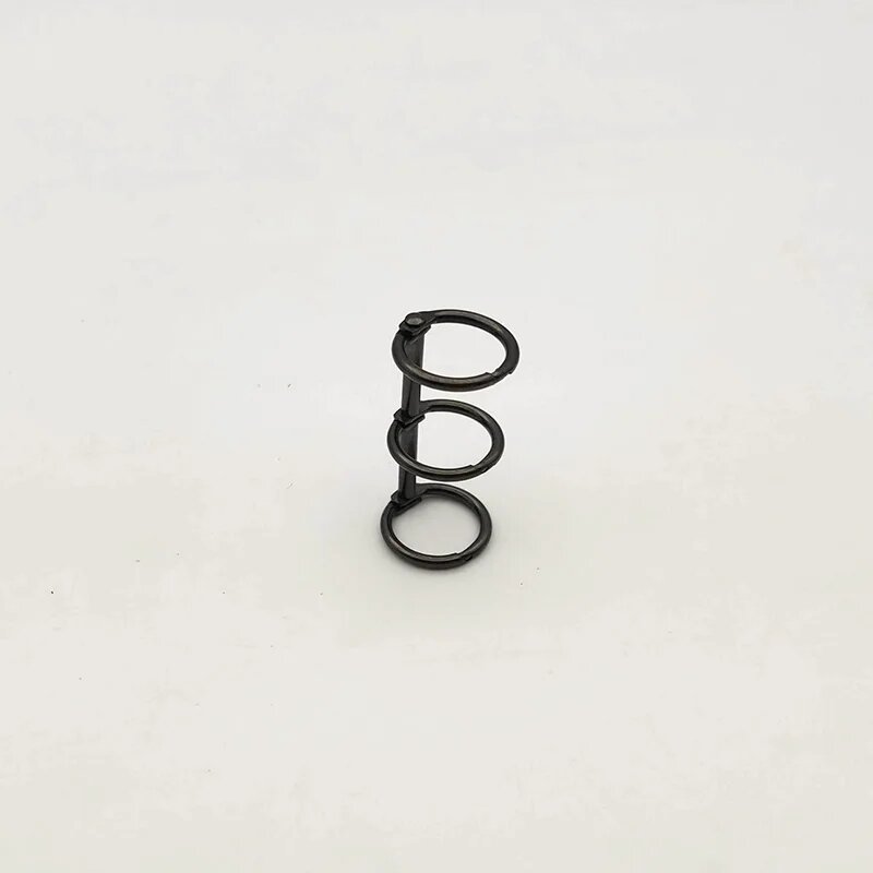 Зажимы для блокнота OLOEY S0163, 15mm gunblack, 10 шт.