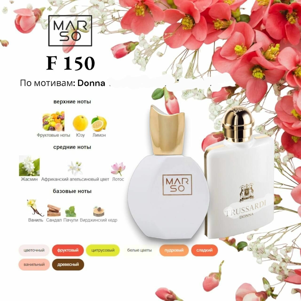 Духи F150 Donna / Донна, женские, 30мл