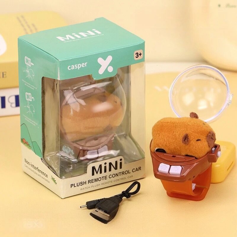 Радиоуправляемая машинка Капибара Mini Plush RC Car With Box