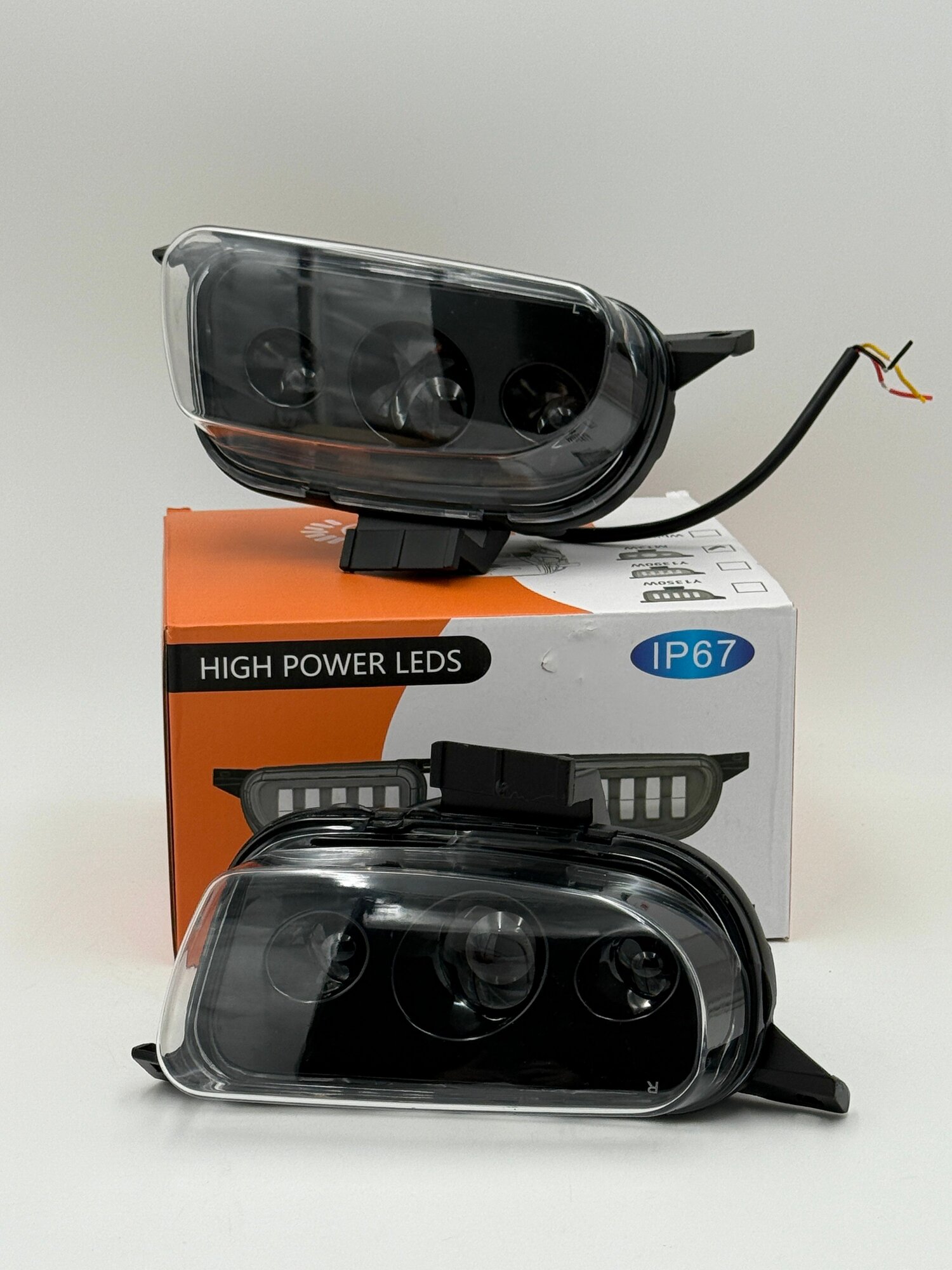 Противотуманные LED фары светодиодные для Volkswagen Transporter T4 1997-2003 - ближний+дальний - Противотуманки на Транспортер Т4