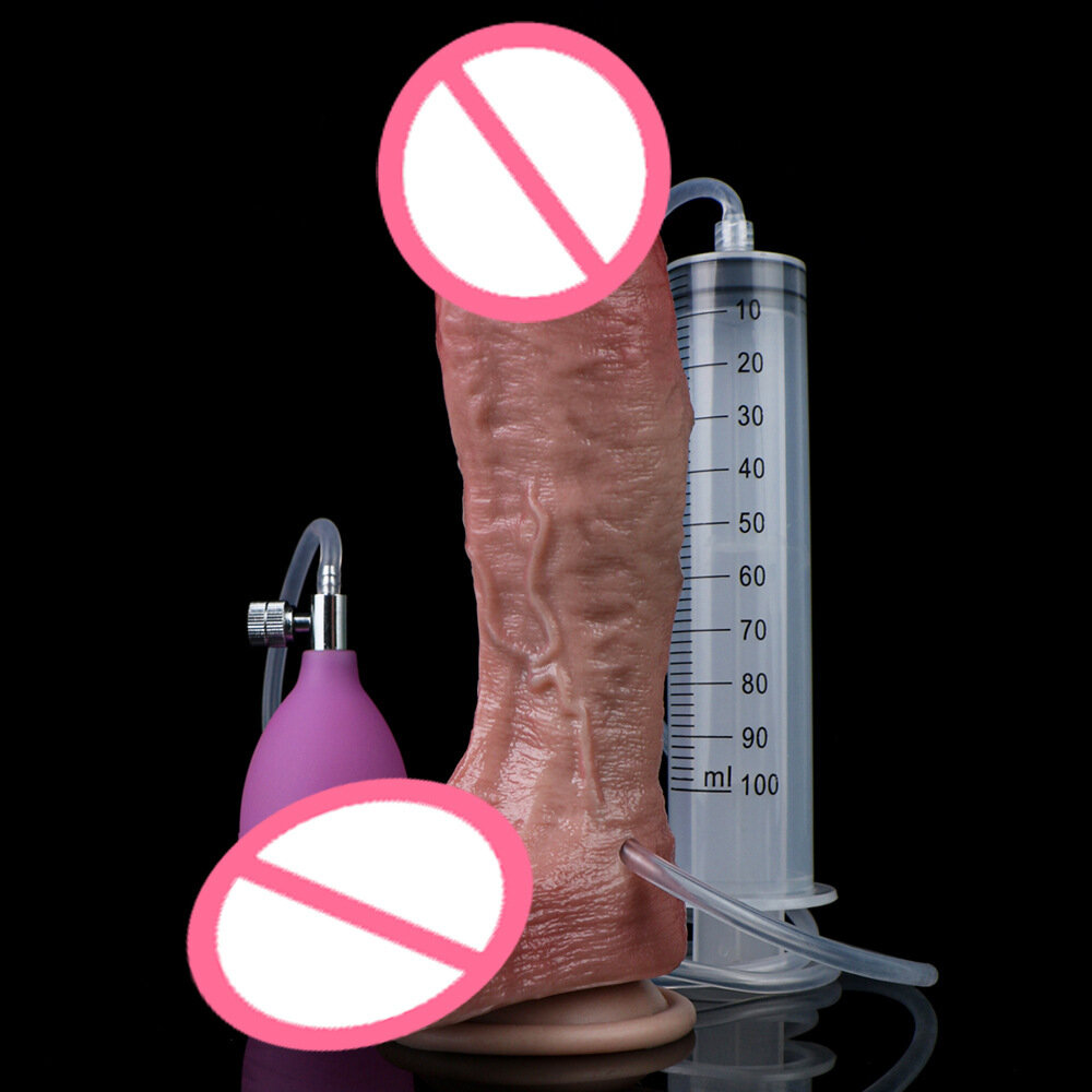 ORALSX-5008 силиконовый тренажер надувной струйный пенис псевдо-пенис женский расширитель клизмы мастурбация