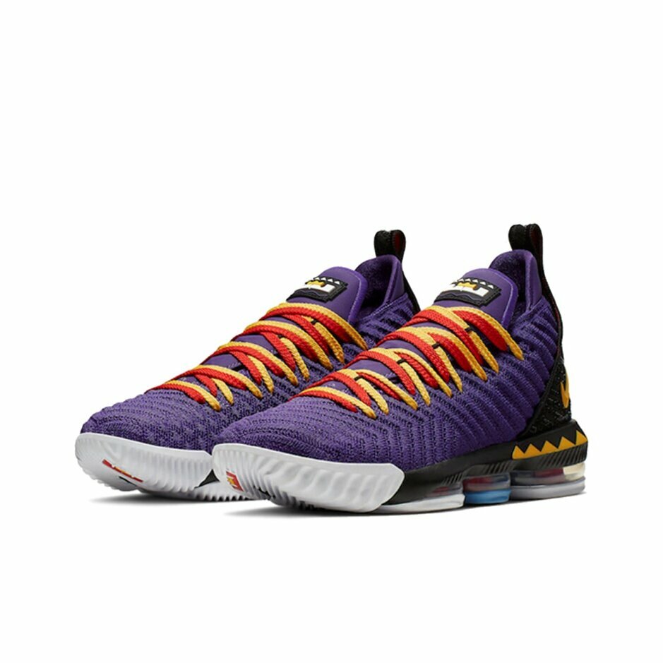 Кроссовки NIKE Lebron 16, размер EU 42 стопа (26.5CM), фиолетовый — фото 1