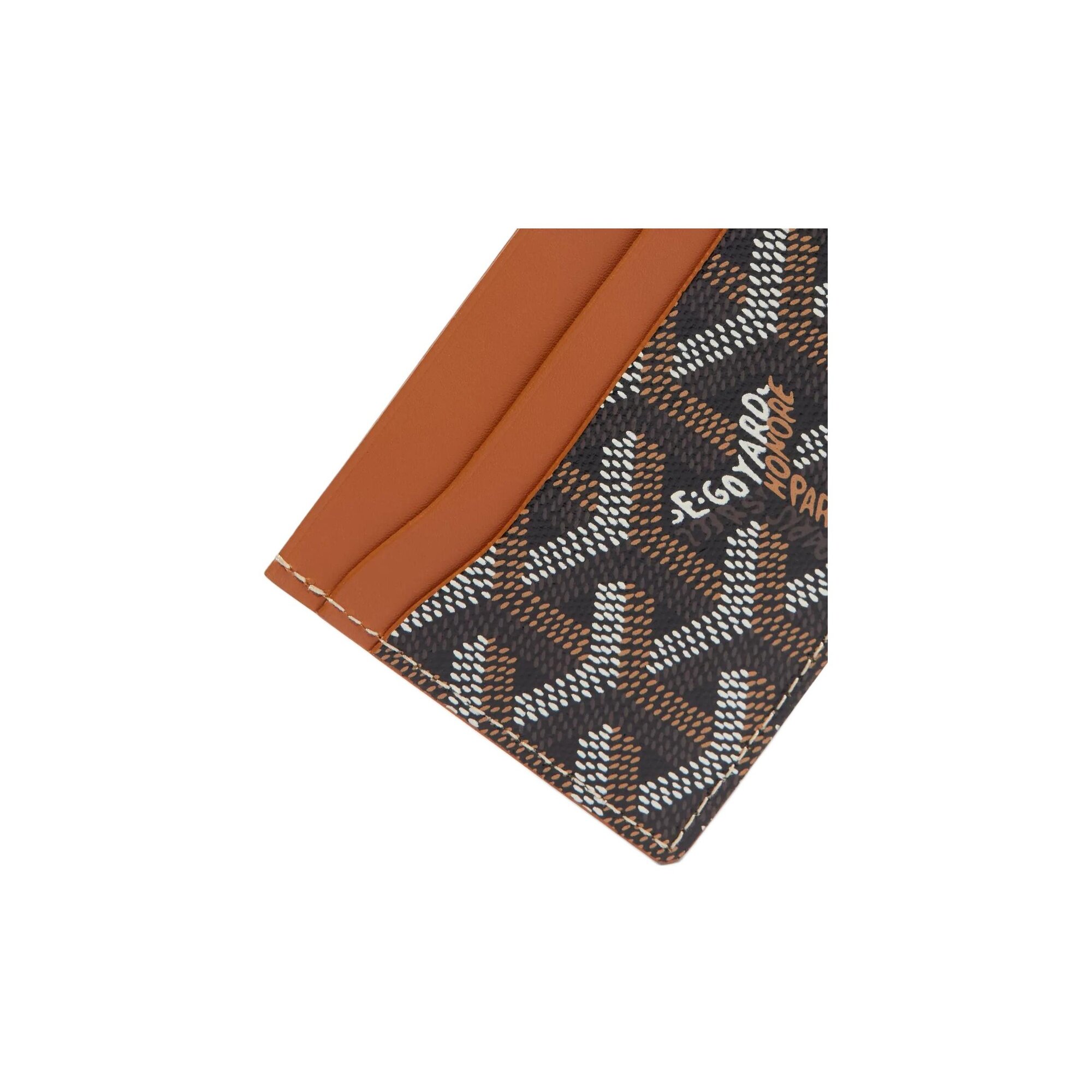Визитница Goyard, коричневый — фото 1