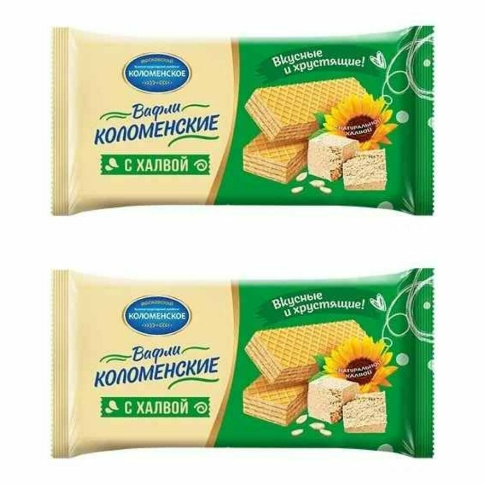 Коломенский Вафли с Халвой, 200 г, 2 уп