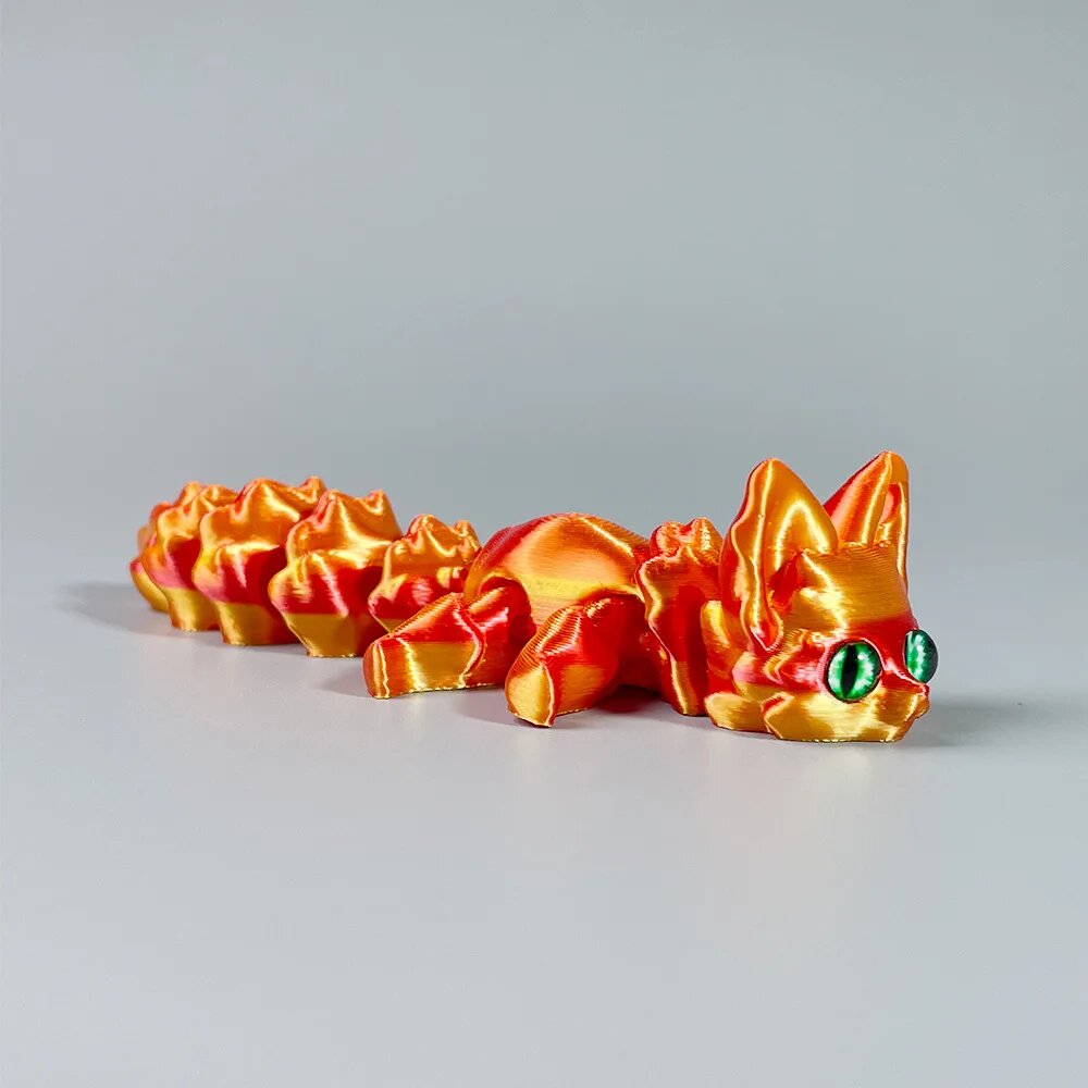 3D фигурки лисы из пластика