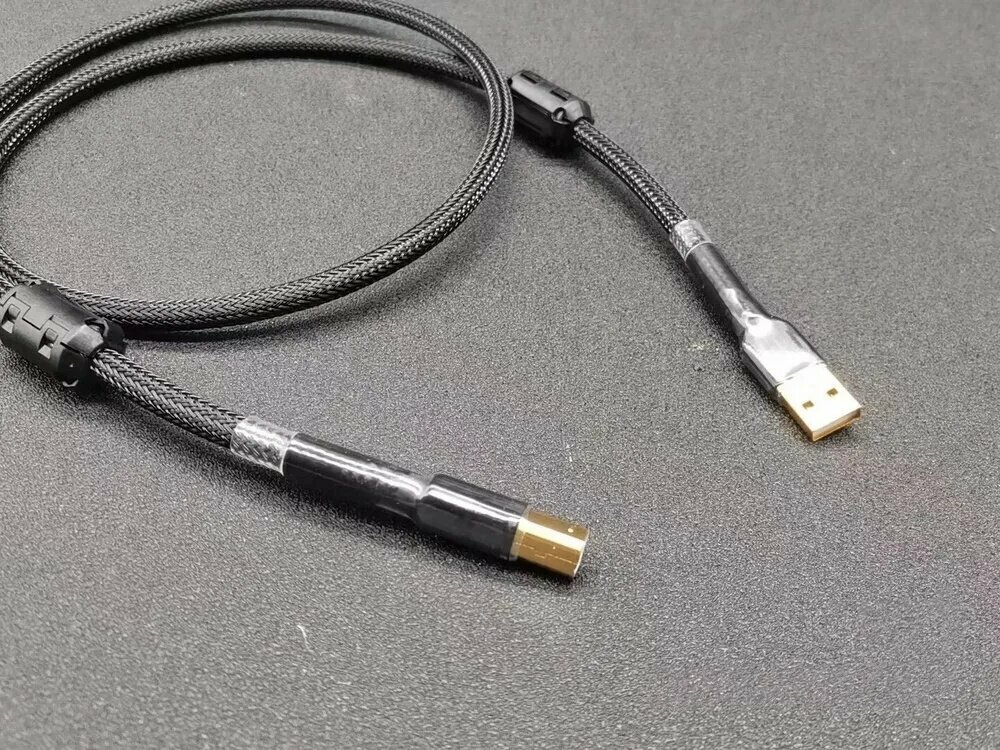 CANARE Аудиокабель USB 2.0 Type-A/USB 2.0 Type-B, 2 м, черный