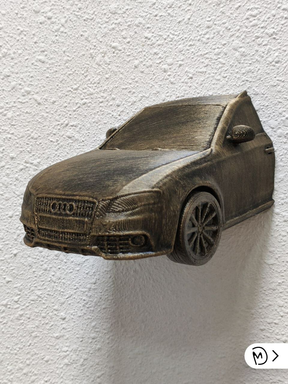 Статуэтка барельеф - Машина Audi A4/Ауди А4